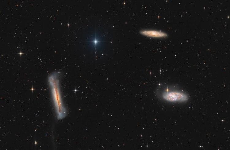 Leo Triplet: M65, M66, NGC 3628
